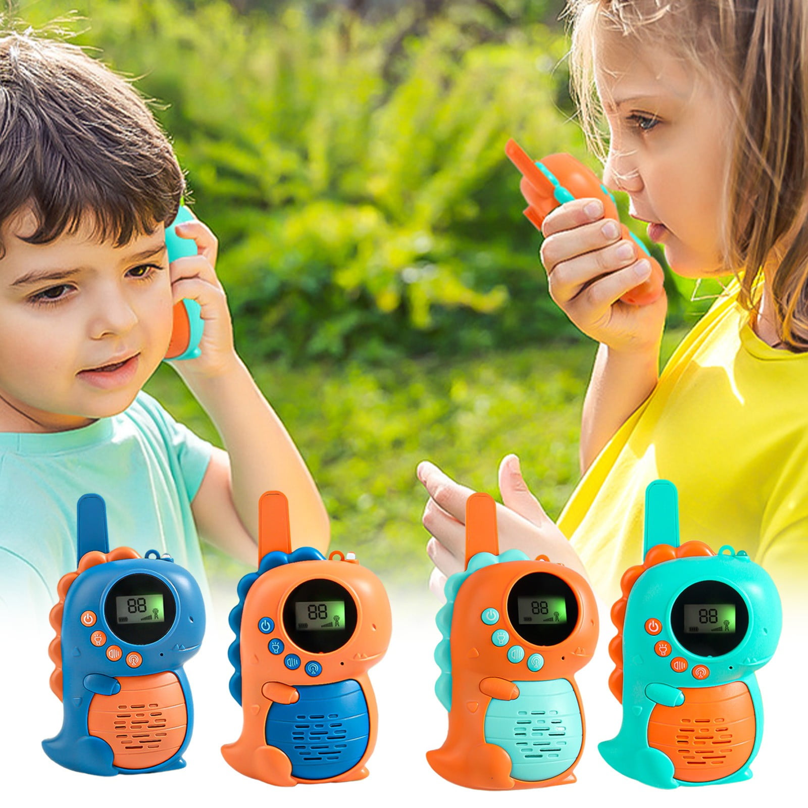 Oefntac Savings Boy Toys Smart Parent-child Couple Interactive Talkie ...