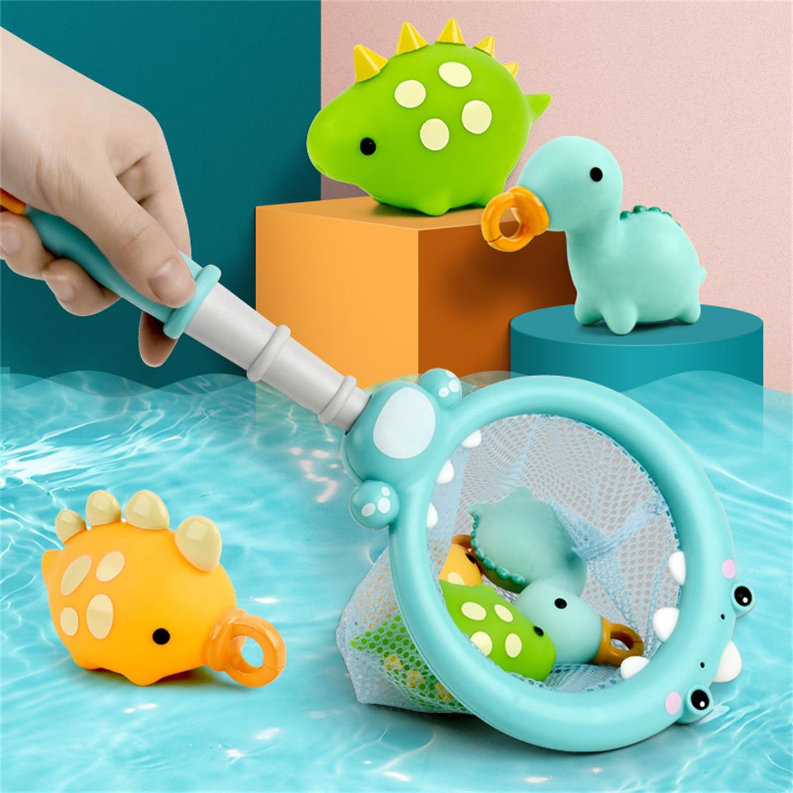Oefntac Savings Toys for Boys Bathing Floating Soft Rubber Dinosaurs ...