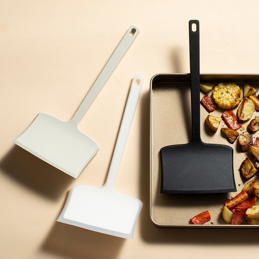 Oefntac Spatula Wide Silicone Turner Spatula Extra Large Nonstick Heat ...