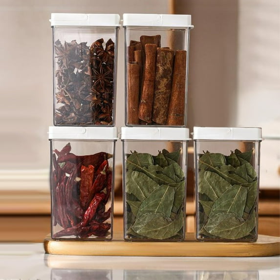 Oefntac Spice Organizer Spice Organizer Transparent Food Grade ...