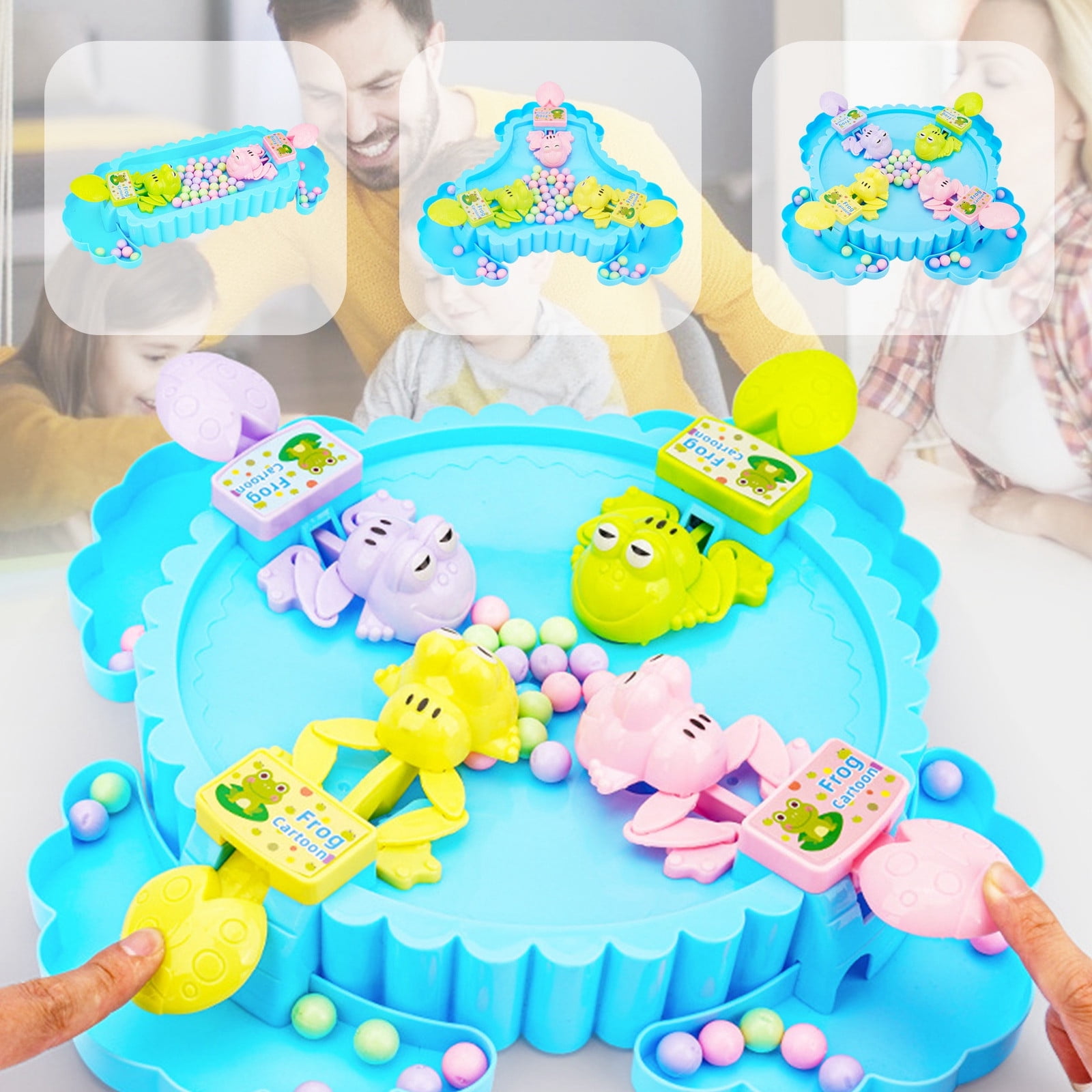 Oefntac Toys for Boys Hungry Frogs Eating Beans Children Board Strategy ...