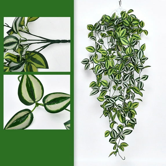 Oefntac Wall Hanging Artificial Green Wall Hanging Indoor Plastic Vine ...