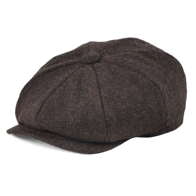 Oehiidf Hat Peaky Blinder Octagonal Cap Vintage Hat Ins British Hat ...