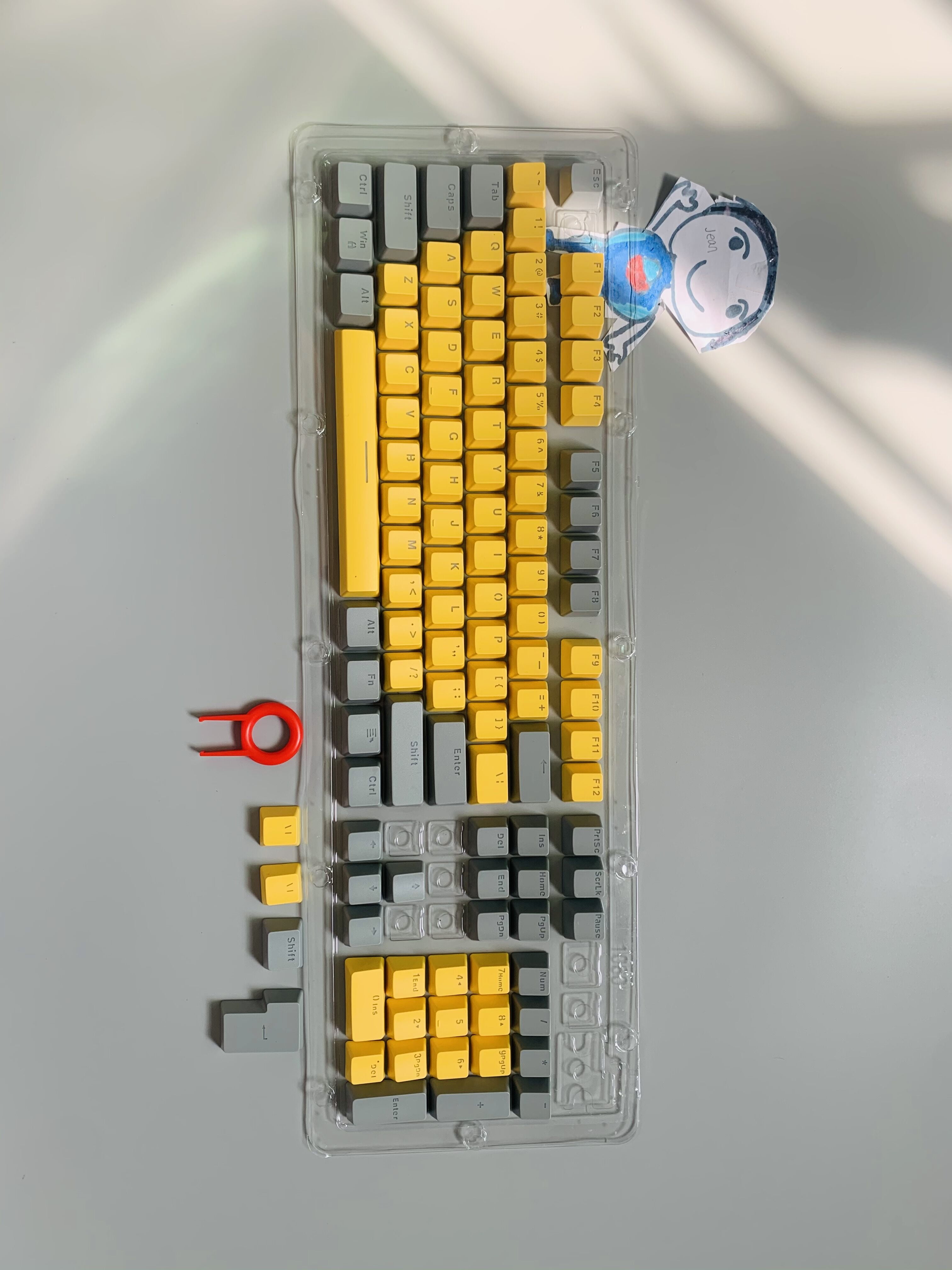 Oem Backlit Keycaps Set 104 Key ABS Keycap Ergonomic Cute Key for Mx ...