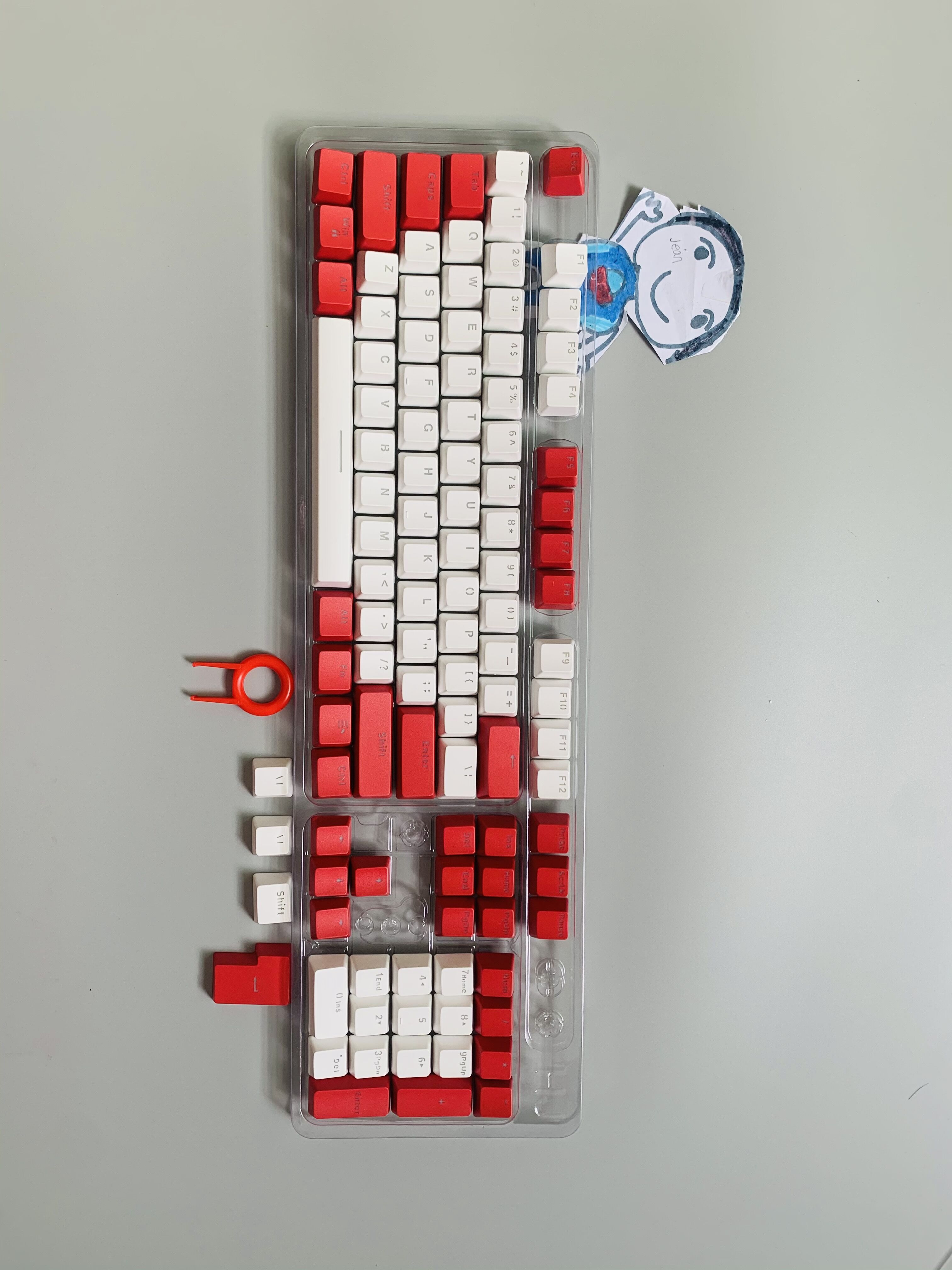 Oem Backlit Keycaps Set 104 Key ABS Keycap Ergonomic Cute Key for Mx ...