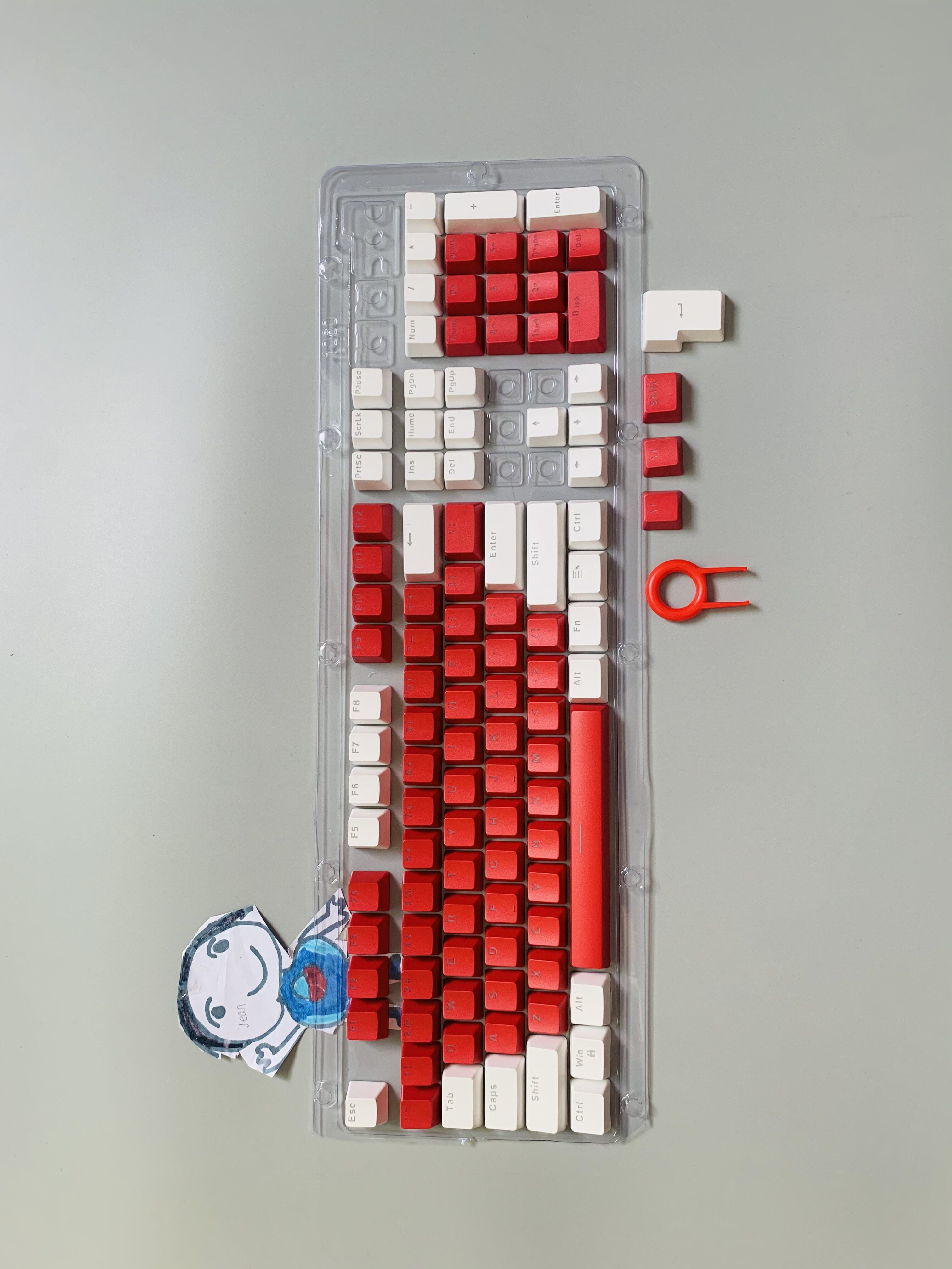 Oem Backlit Keycaps Set 104 Key ABS Keycap Ergonomic Cute Key for Mx ...