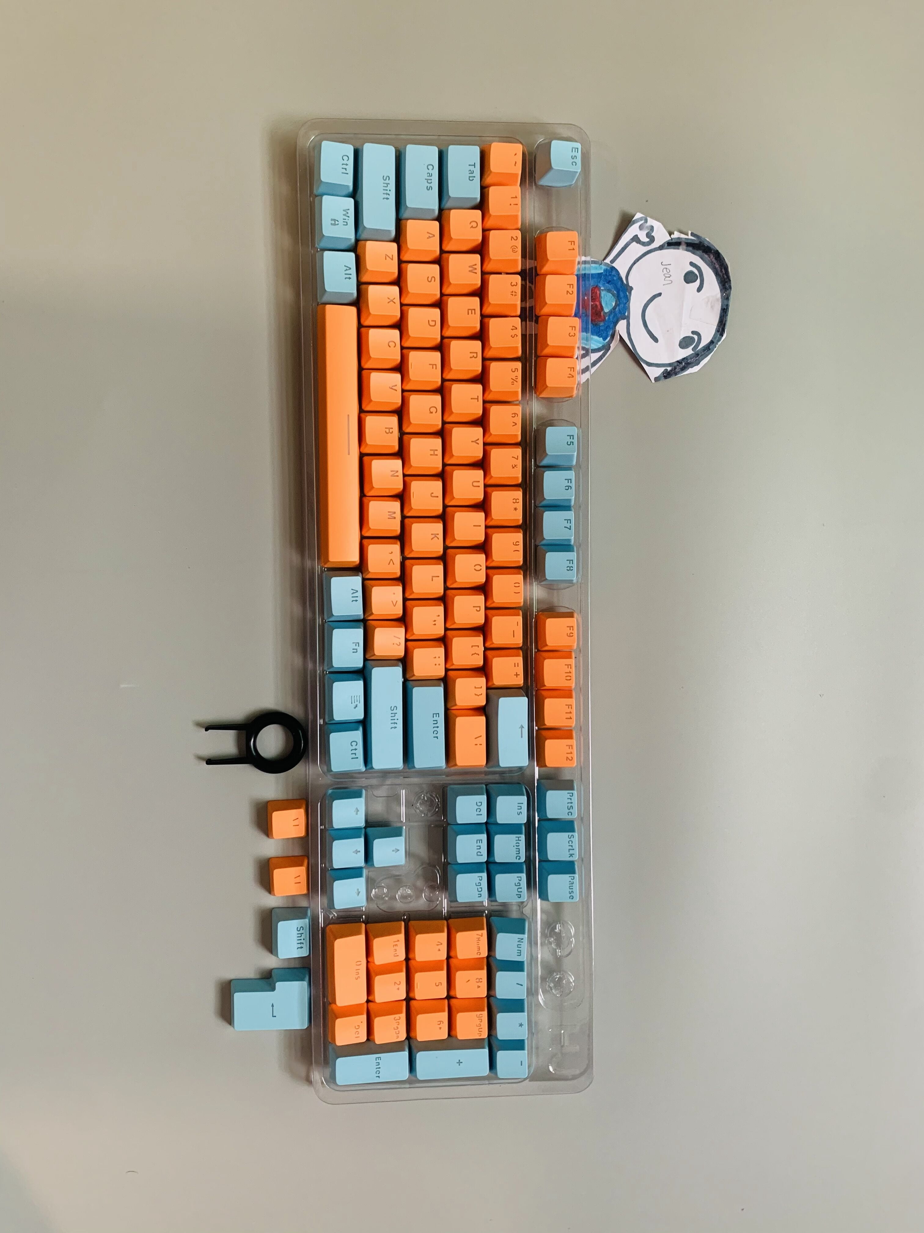 Oem Backlit Keycaps Set 104 Key ABS Keycap Ergonomic Cute Key for Mx ...