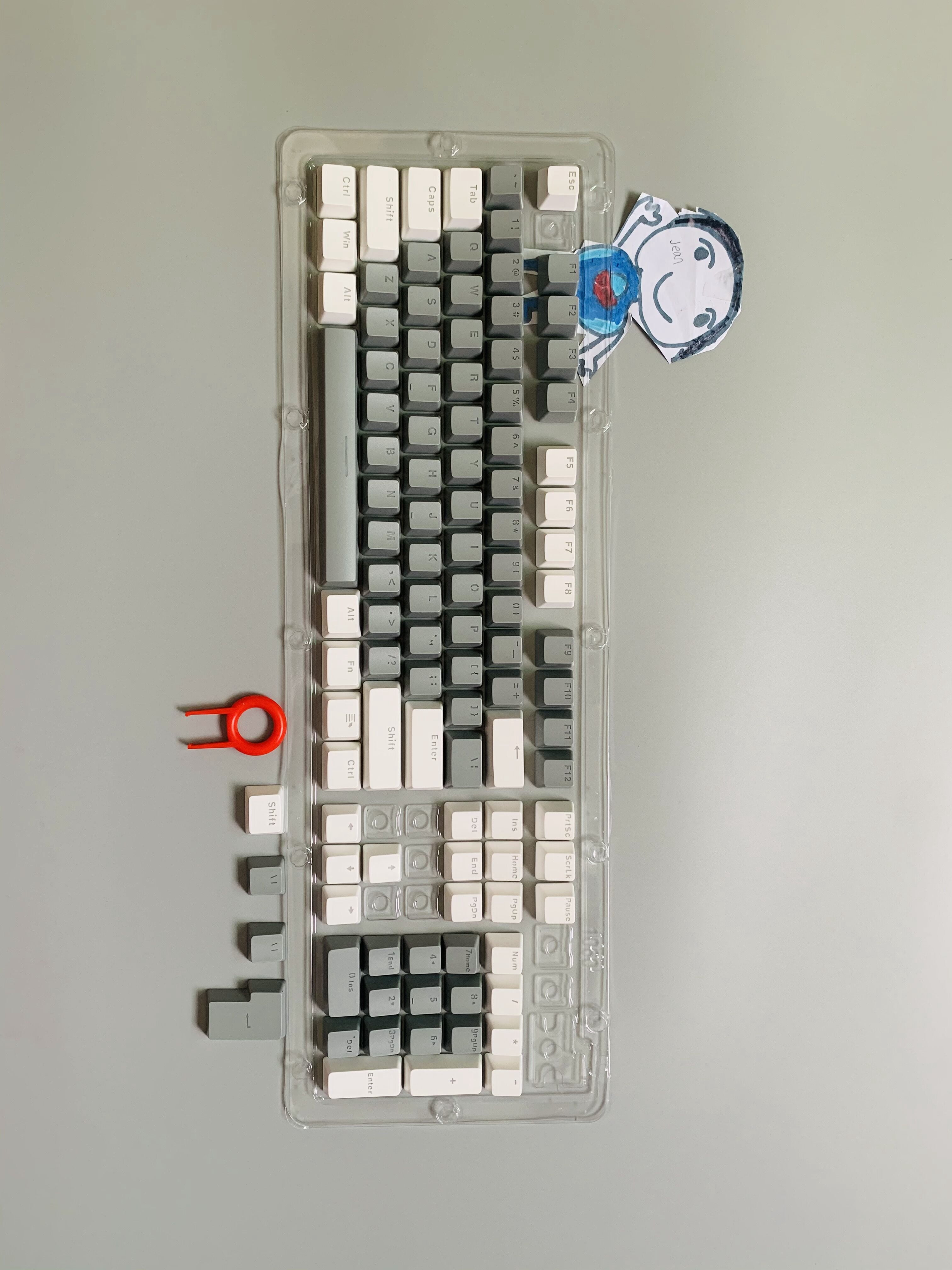 Oem Backlit Keycaps Set 104 Key ABS Keycap Ergonomic Cute Key for Mx ...