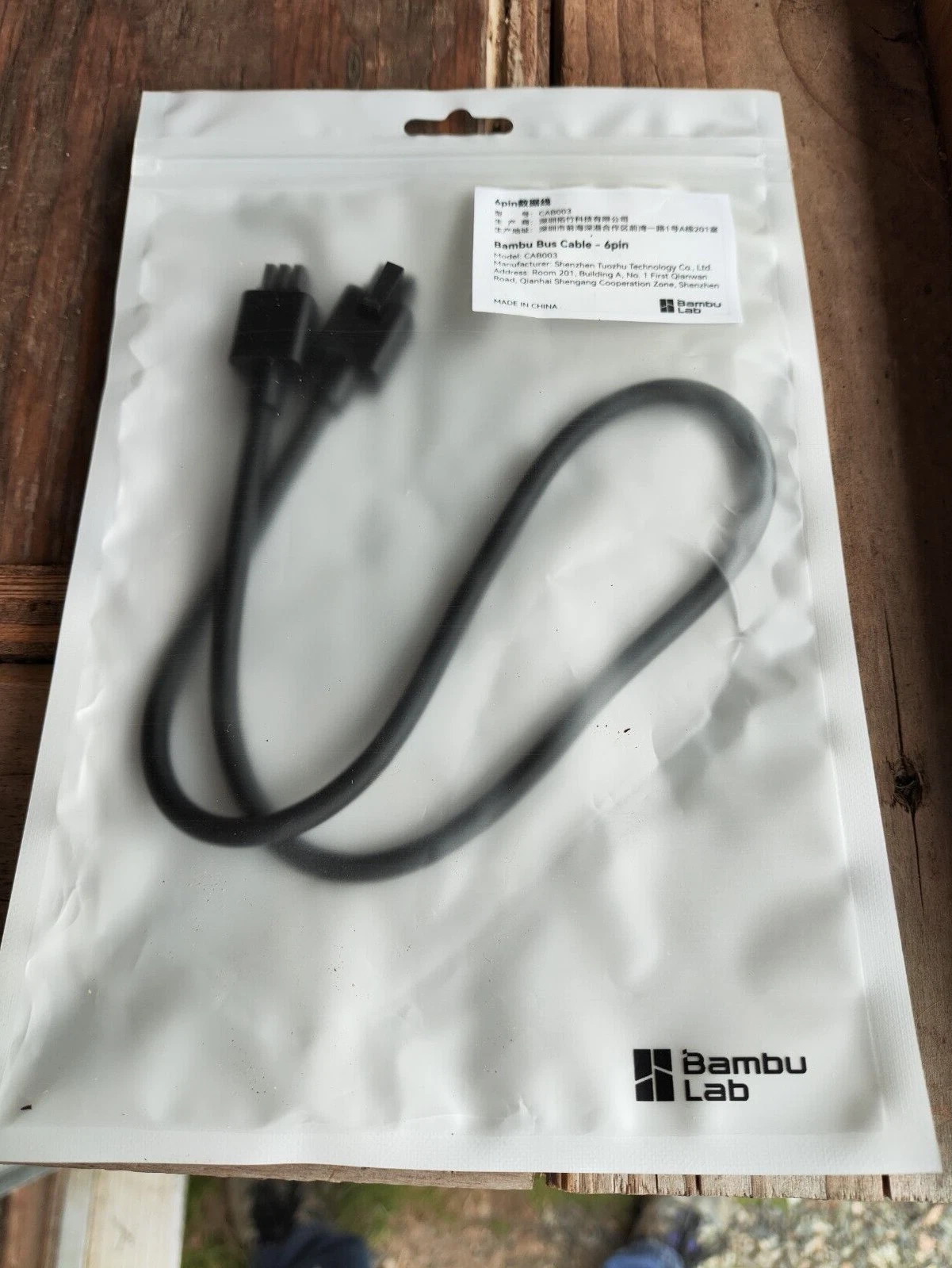 Oem Bambu Lab Buffer To Ams 6 Pin 510Mm Bus Cable P1P P1S X1C 3D ...