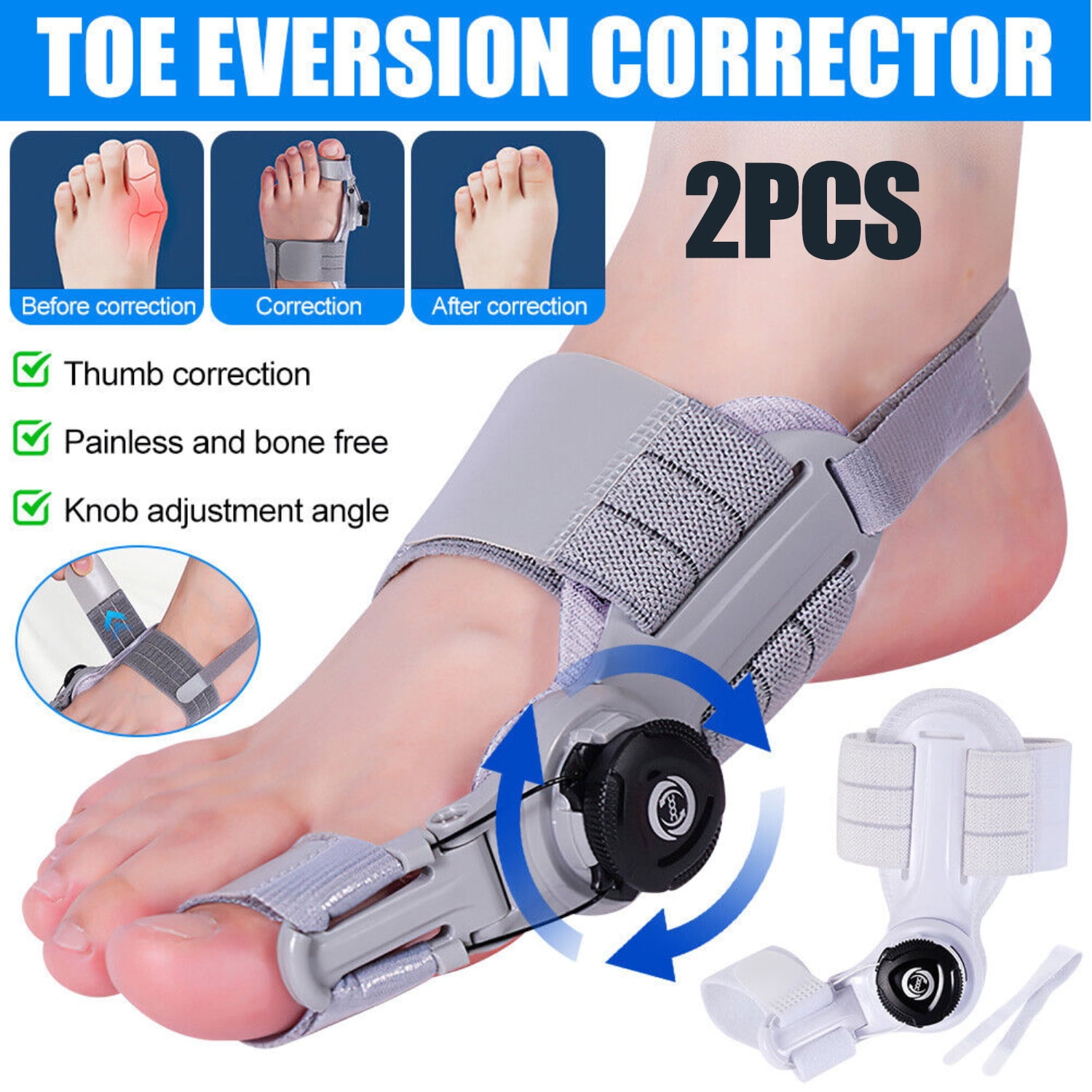 Oenbopo Bunion Splint Big Toe Straightener Corrector Hallux Valgus ...