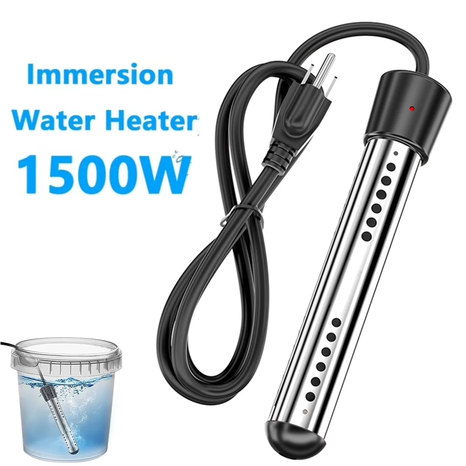 Oenbopo Portable 1500W Immersion Water Heater, Bucket Heater with ...