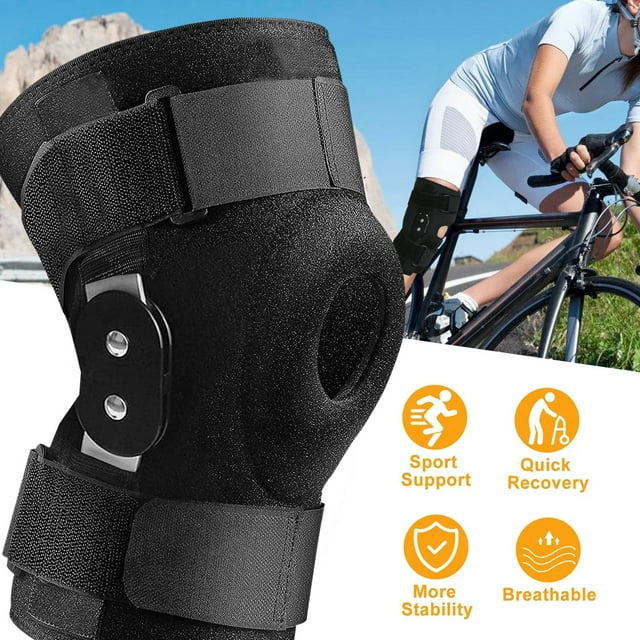 Oenbopo Adjustable Knee Stabilizer, Hinged Brace for Arthritis Pain ...