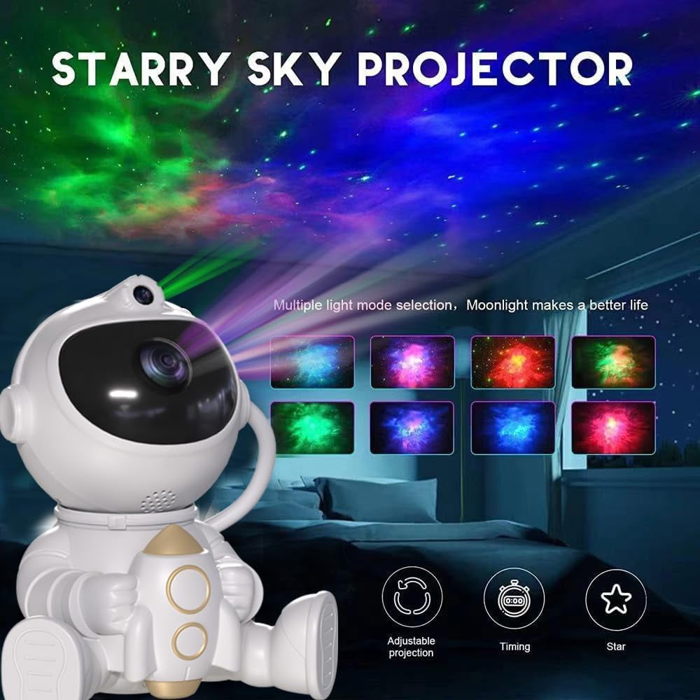 Oenbopo Star Projector Galaxy Light, Astronaut Night Light for Kids ...