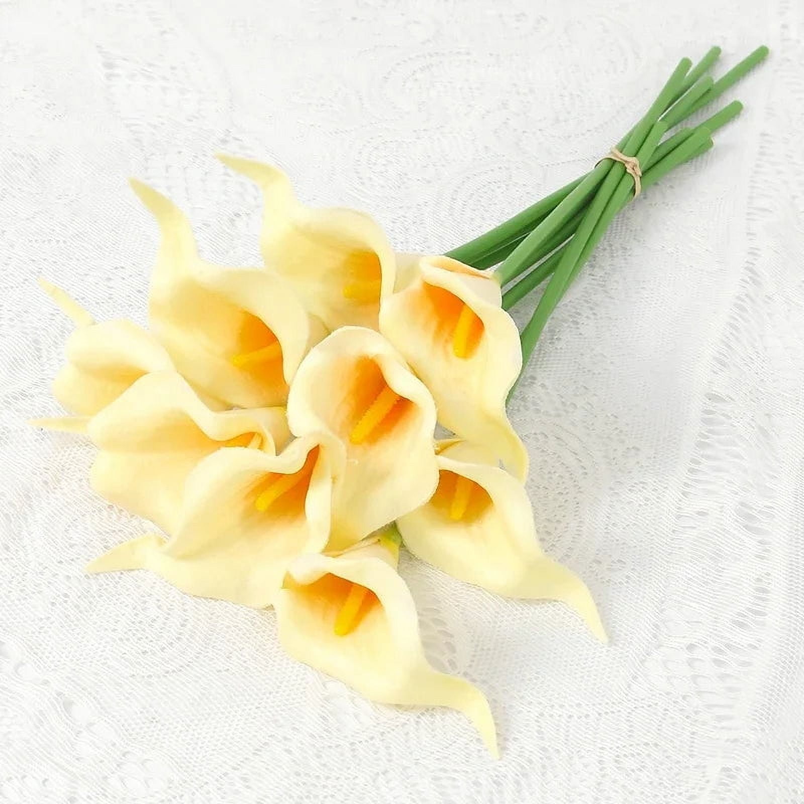 Real Touch Calla Lily Wedding Bouquet - 2/5 Pieces for Events - Walmart.com