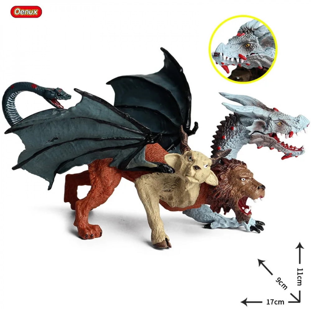 Oenux Original Savage Dinosaurs Myth Dragon Animals Model Fire Bull ...