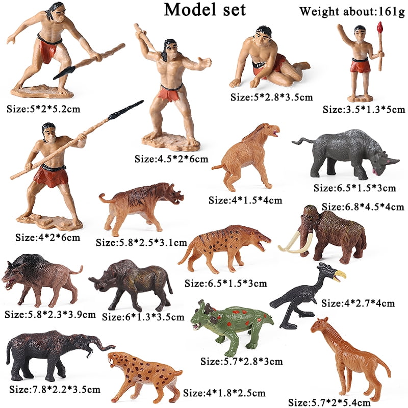 Oenux Prehistoric People Life Scene Human Evolution Wild Sabre-toothed ...