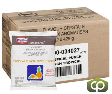 Oetker Tropical Punch Drink Mix - 425 GR / 0.93 LBS, 12 Packs per Case ...