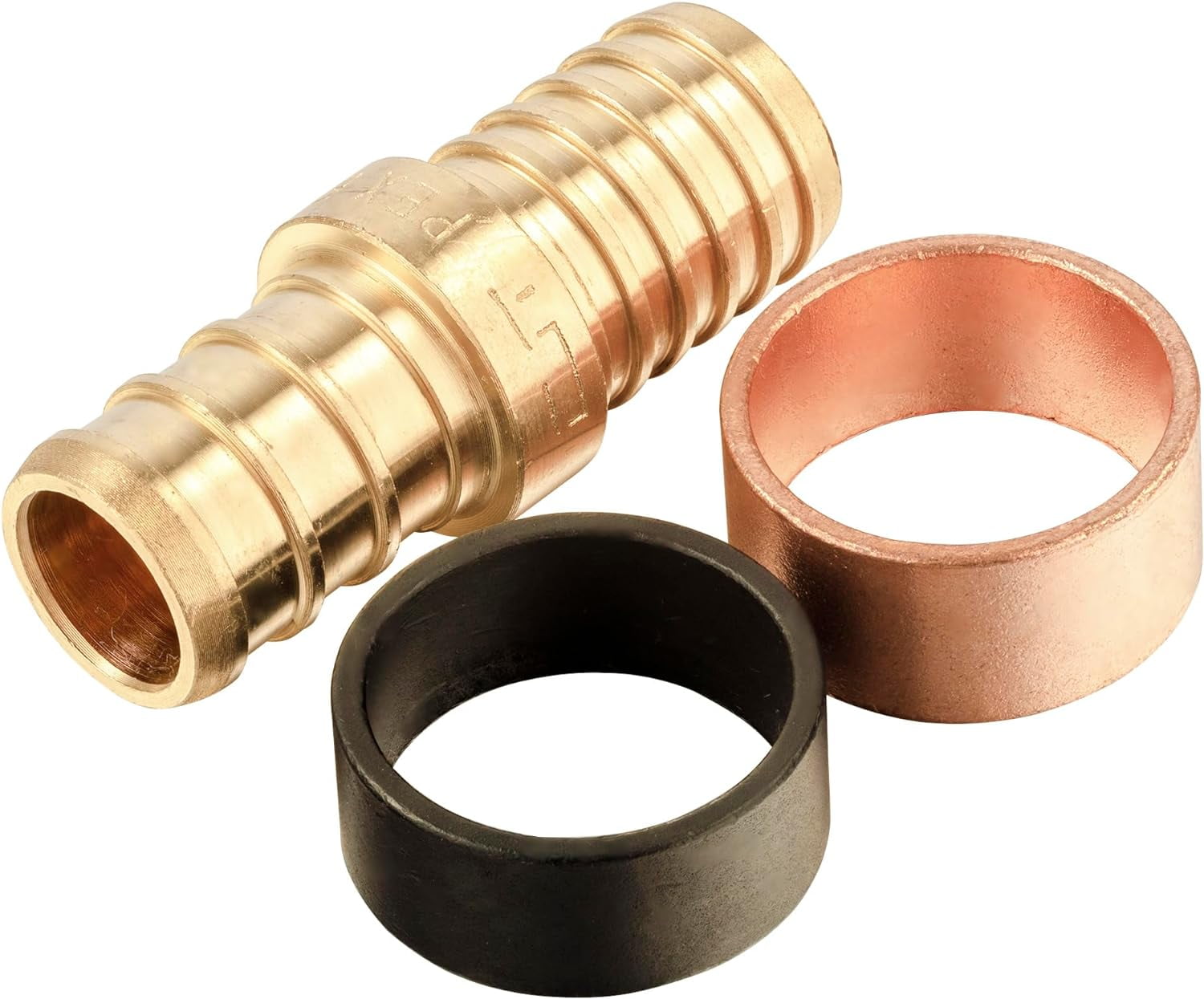 Of 20) 1/2" Pex X 1/2" Polybutylene Transition Coupling Pex Crimp Brass ...