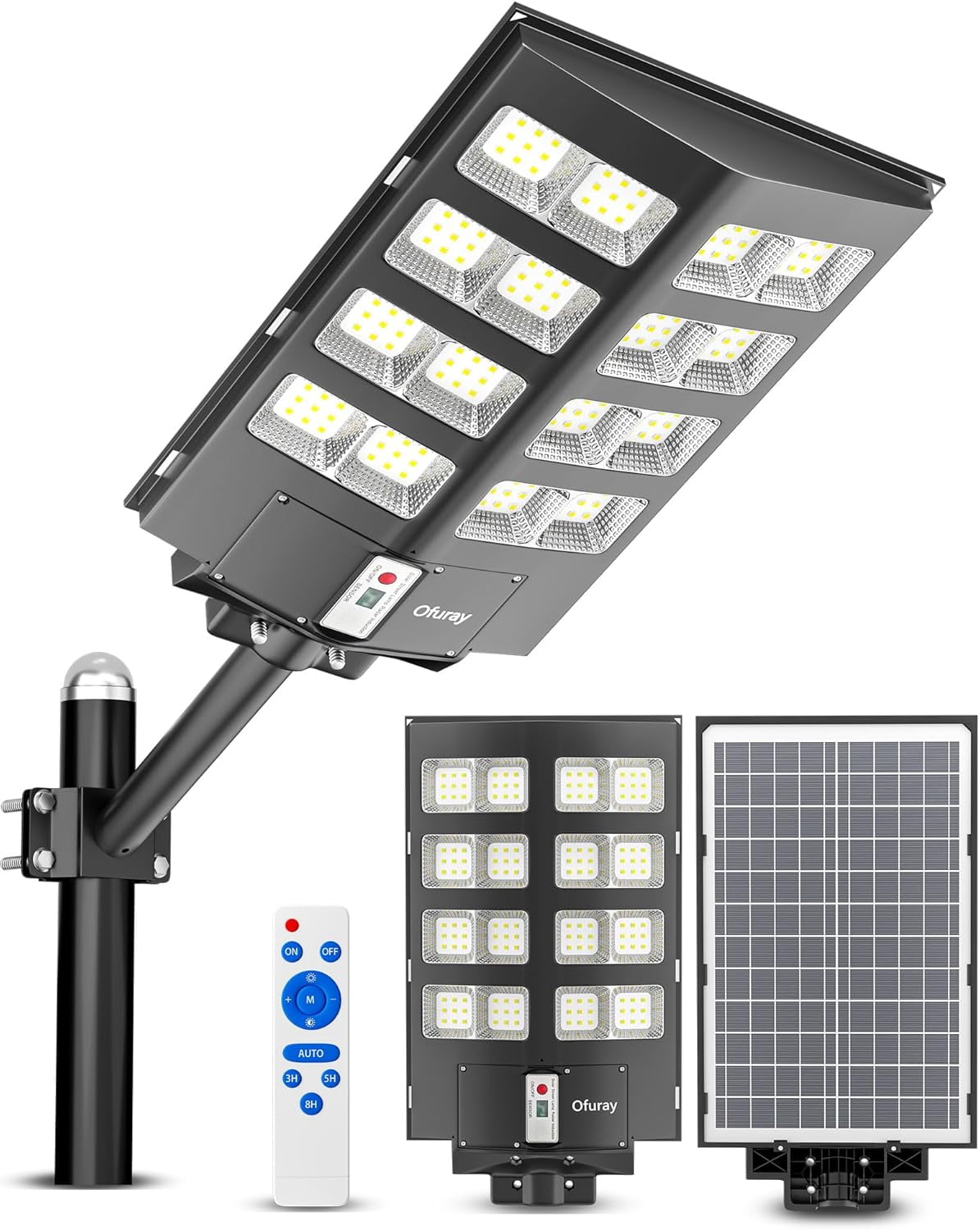 Of-7200W Solar Street Light Outdoor-3000K/4000K/6500K Outdoor Security ...
