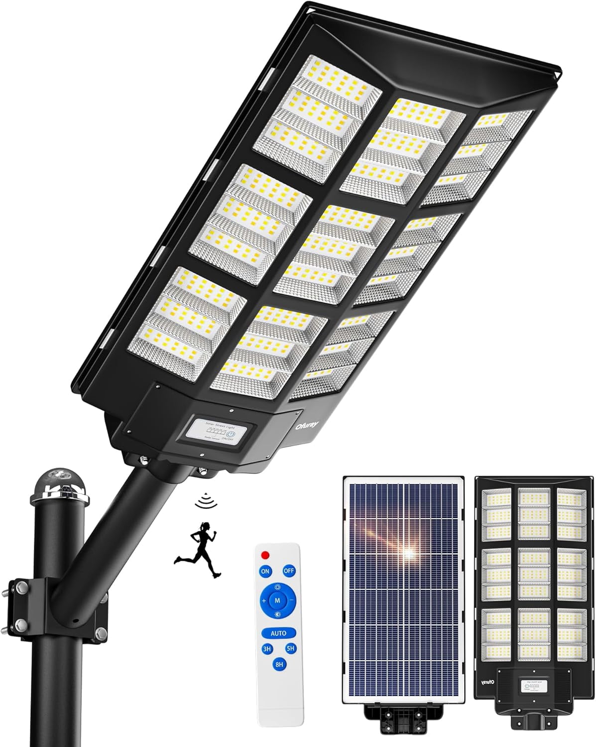 Of-7200W Solar Street Light Outdoor-3000K/4000K/6500K Outdoor Security ...