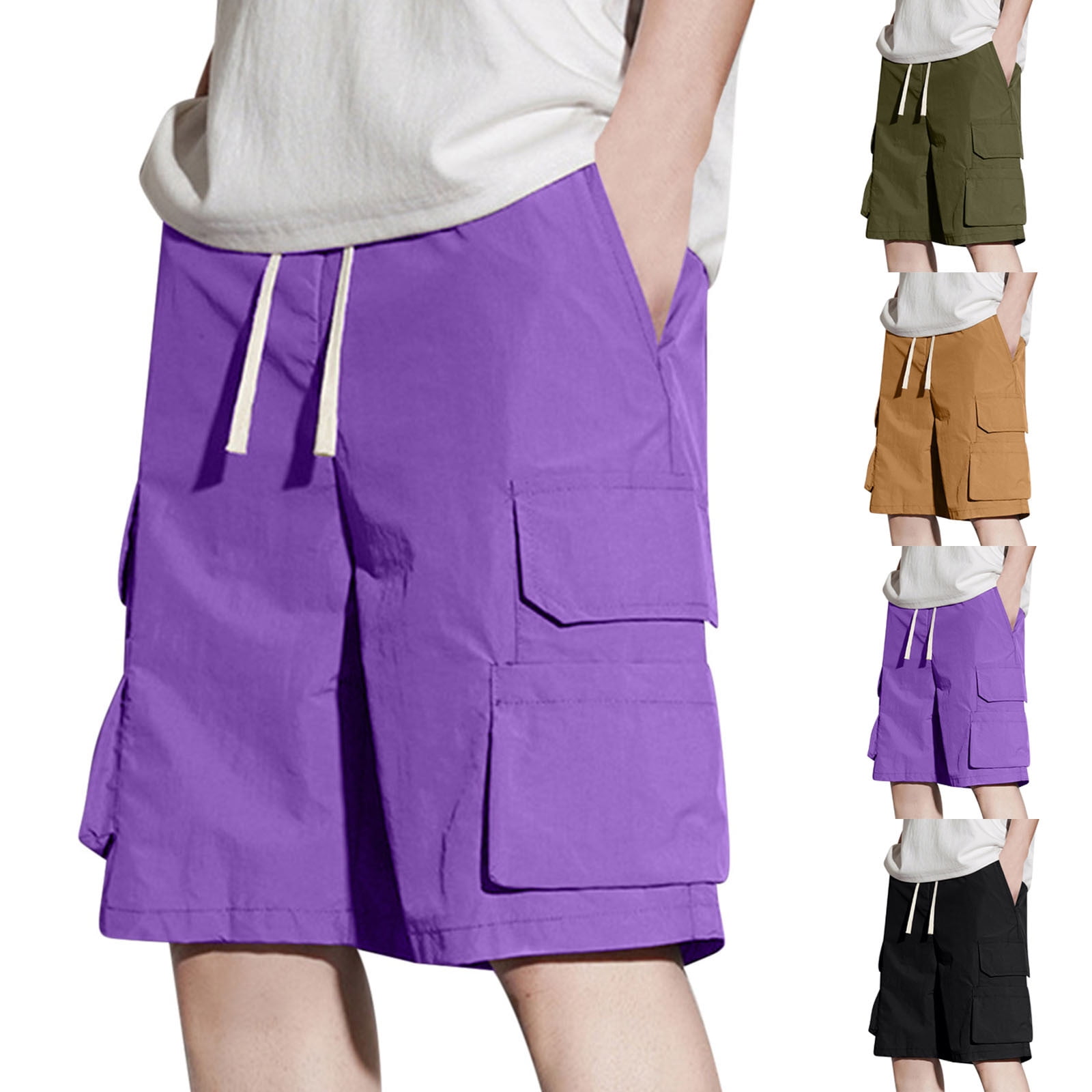 Ofertas del día DDAPJ pyju Cargo Shorts for Men 2025 Trendy Casual ...