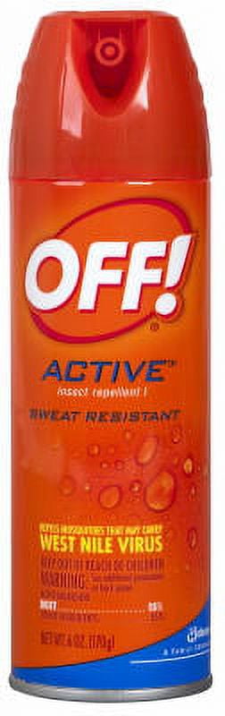 Off 01810 Active Insect Repellent, 6 Oz, Aerosol, Each - Walmart ...