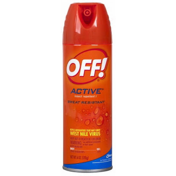 Off 01810 Active Insect Repellent, 6 Oz, Aerosol, Each - Walmart ...