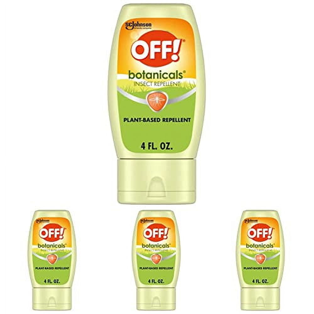 Off! Botanicals Insect Repellent Lotion, 4 OZ, Pack of 4 - Walmart.com