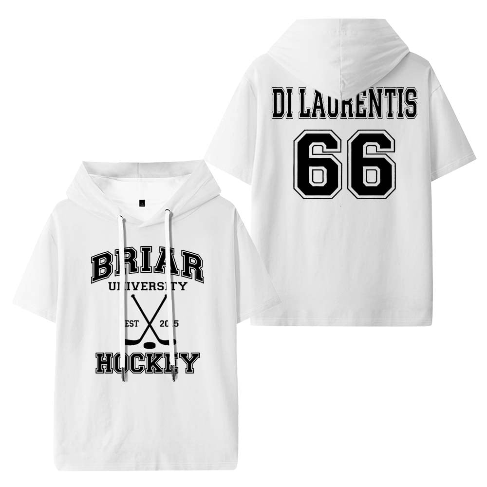 Off Campus Briar University Team Di Laurentis 66 Hooded T-Shirts Casual ...