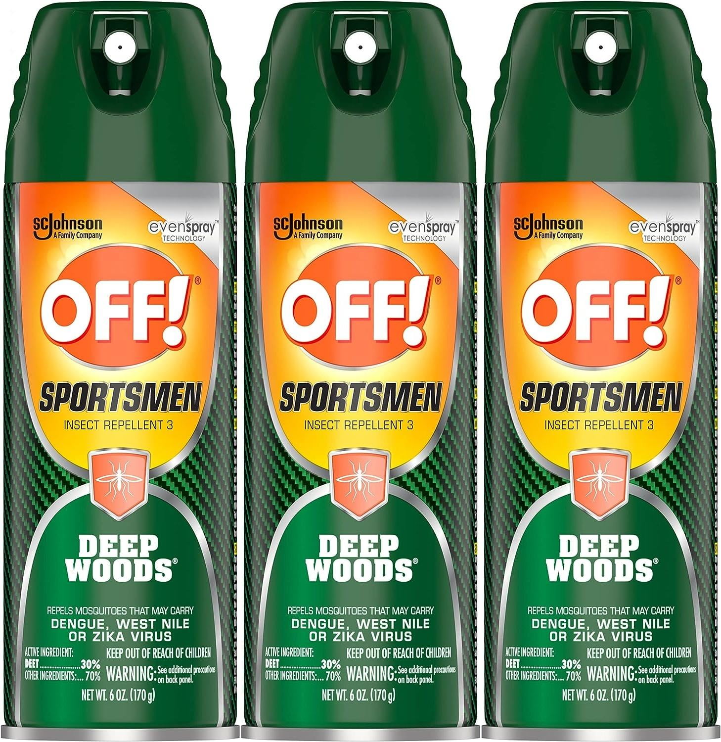 Off! DEEP WOODS@SPORTSMEN AEROSOL - 6oz - Walmart.com