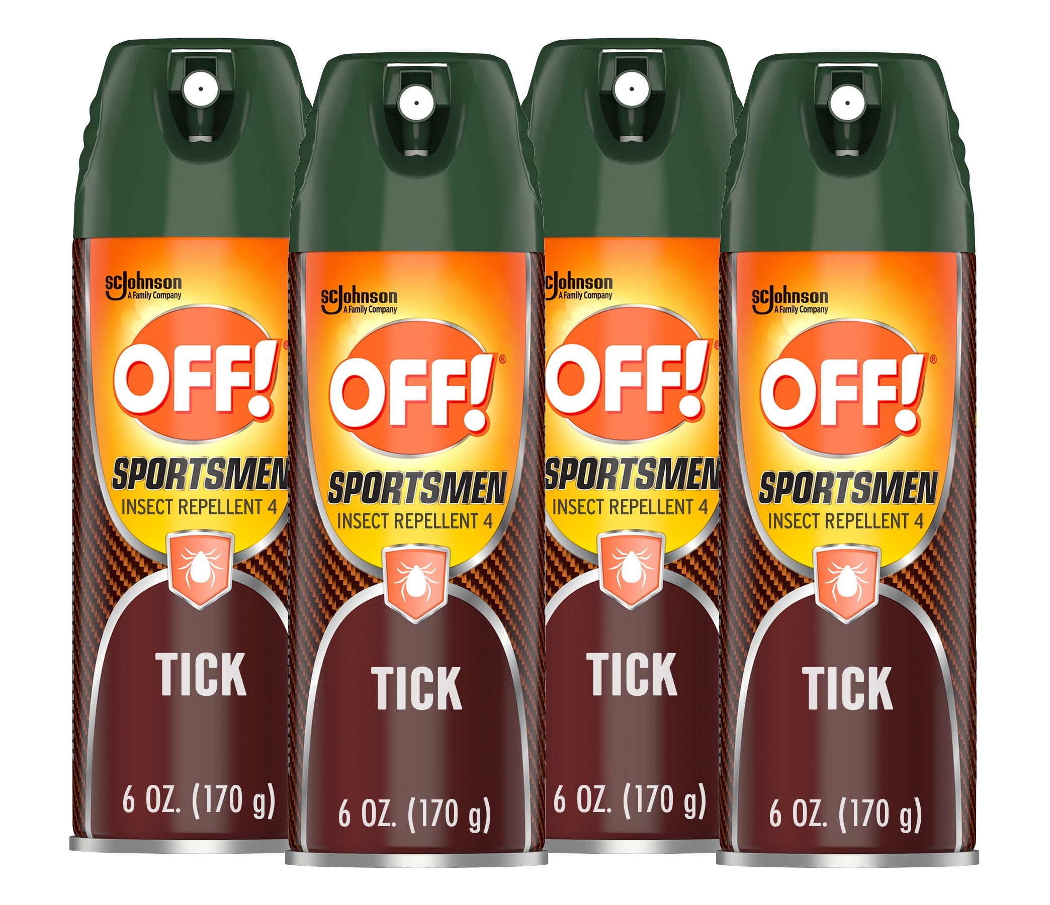 Off! Deep Woods Tick Repellent Aerosol, 6 oz (4-Pack) - Walmart.com