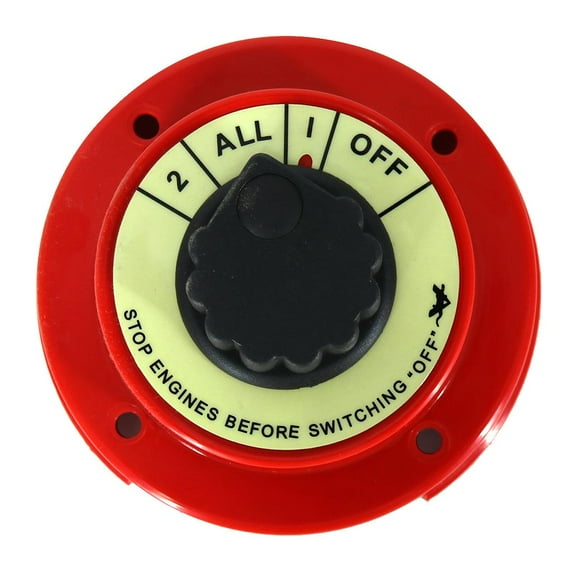 -Off Dual Batteries Selector Switch, 6V 12V 24V 48V Battery Disconnect ...