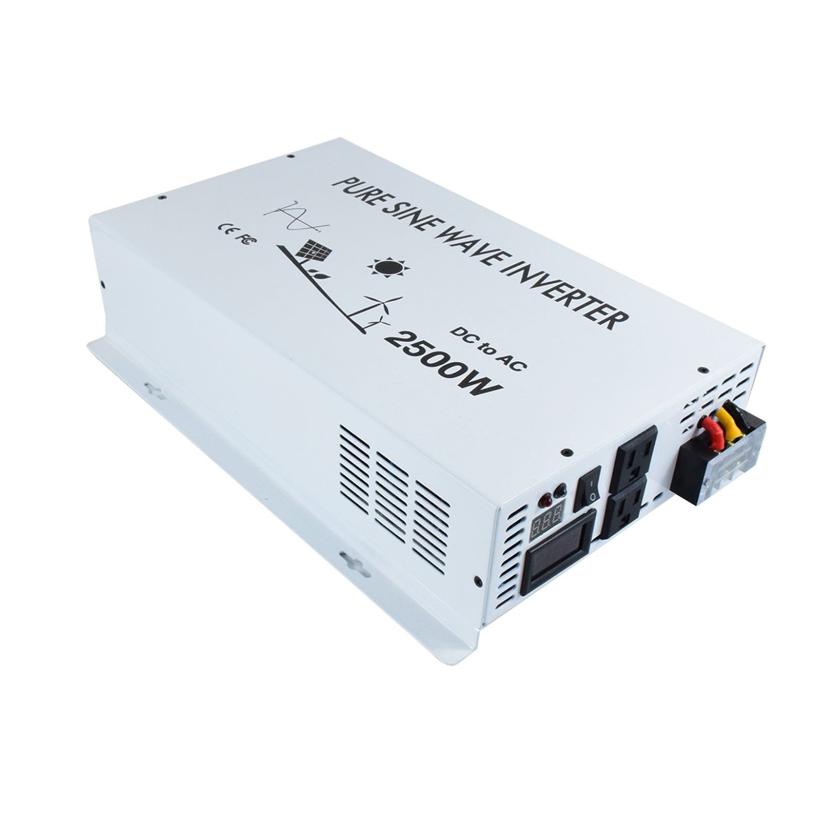 Off Grid Power Inverter 2500W 24V To 110 Pure Sine Wave Solar Inverter ...