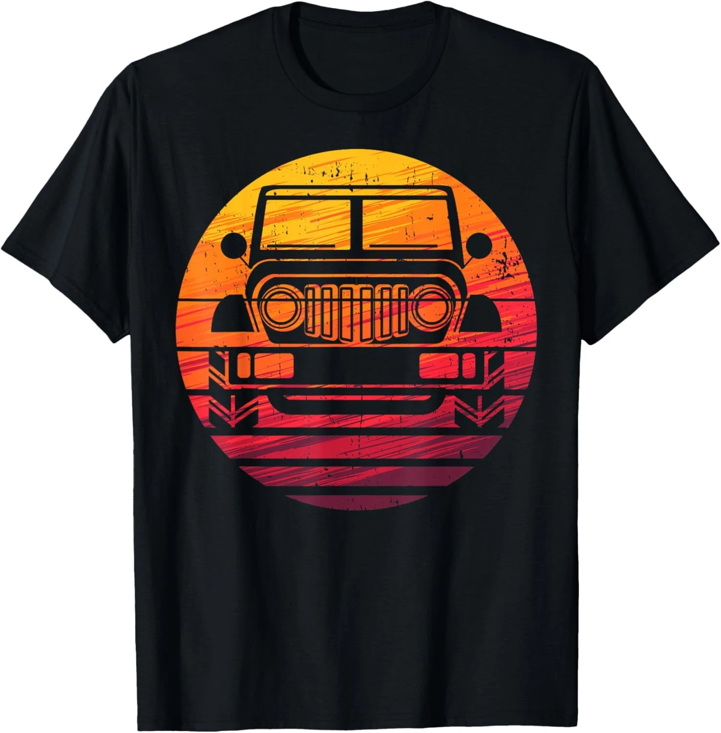 Off Road 4X4 Vintage Retro 70s Sunset Off Road T-Shirt - Walmart.com