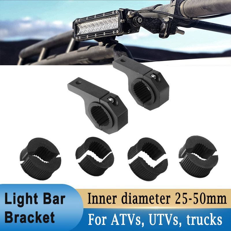 Off~Road ATV UTV Light Bar Mounting Bracket for Horizontal Bar Roof ...