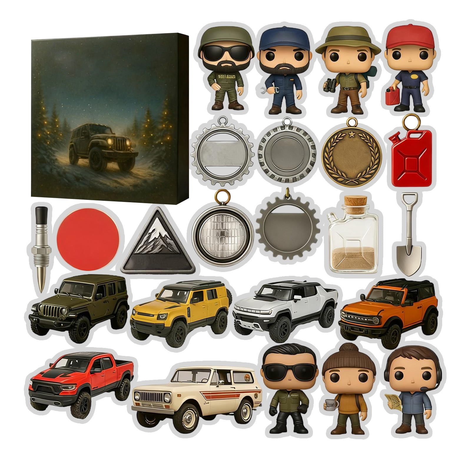 Off-Road Adventure Advent Calendar 2025, 24 Days Christmas Countdown ...