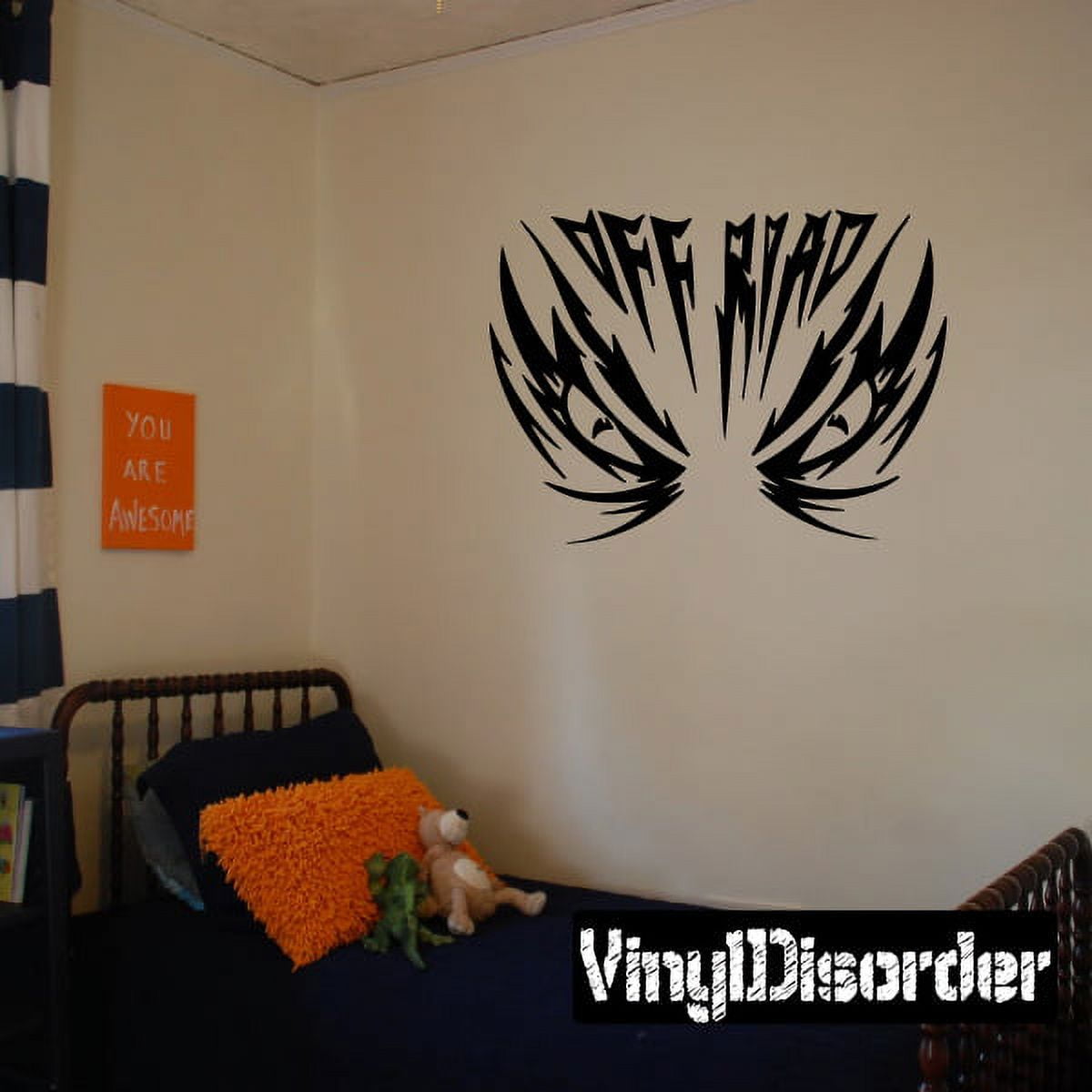 Off Road Demon Eyes Decal - 36 Inches - Walmart.com