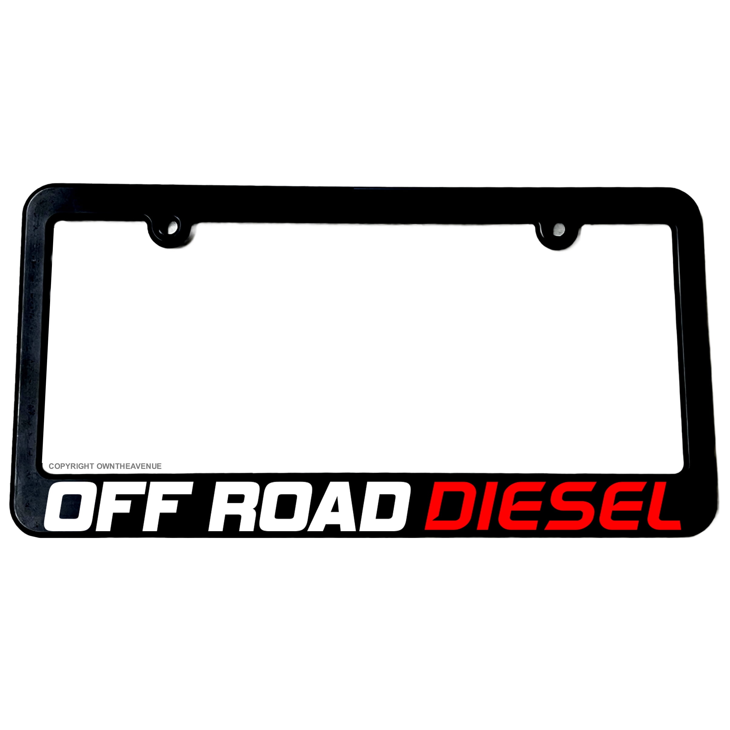 Off Road Diesel For 4x4 Lifted Truck License Plate Frame - Walmart.com