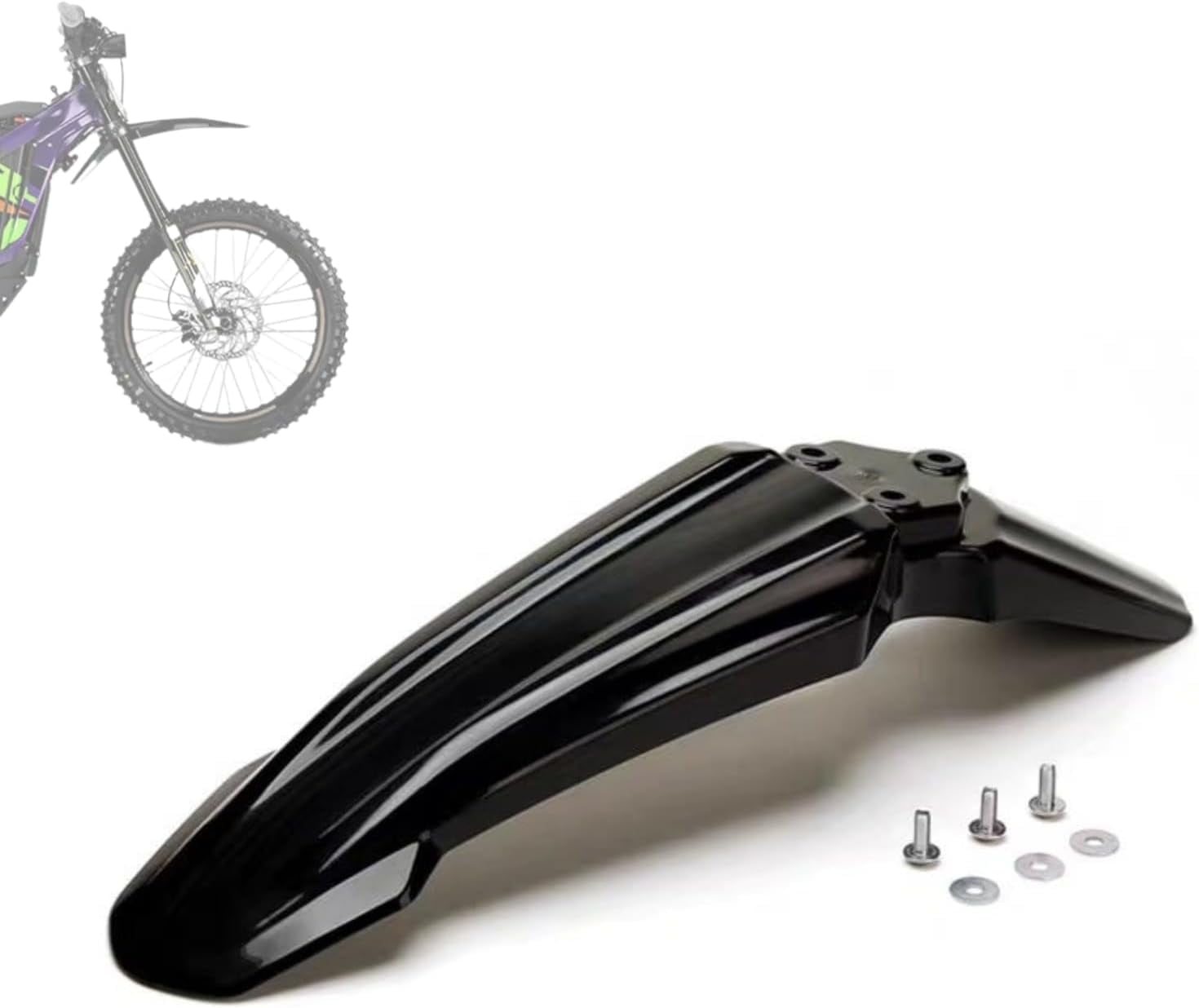 Off-Road Electric Motorcycle Fenders Motorcycle Front Mud Guard for ...