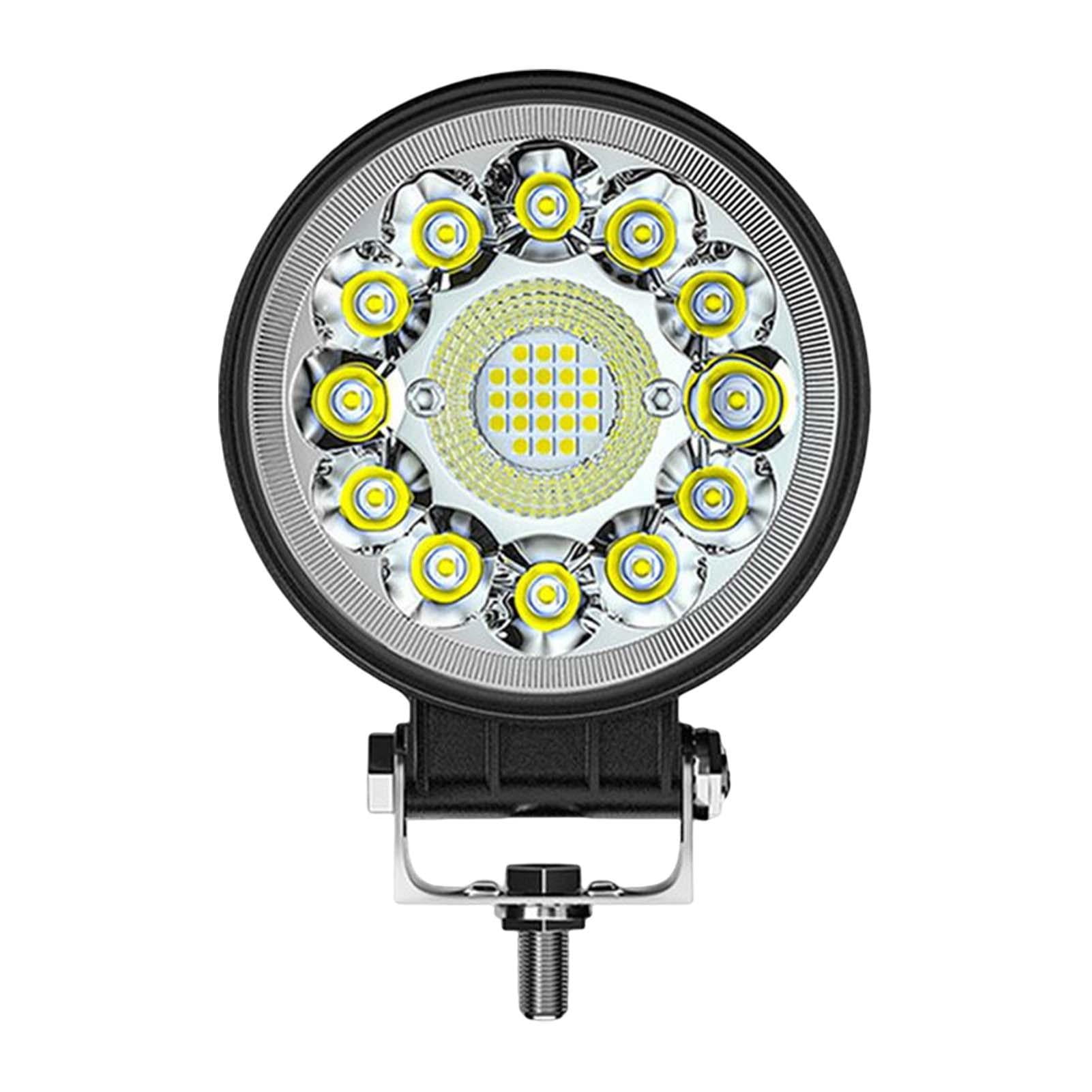 Off Road LED Lights Bar, 99W Round Spot LED Light Bar, Driving Fog Lamp ...