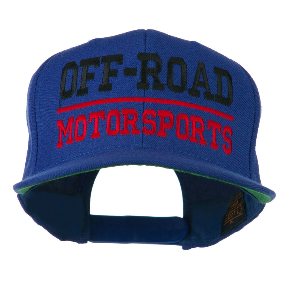 Off Road Motorsports Embroidered Snapback Cap - Navy OSFM - Walmart.com