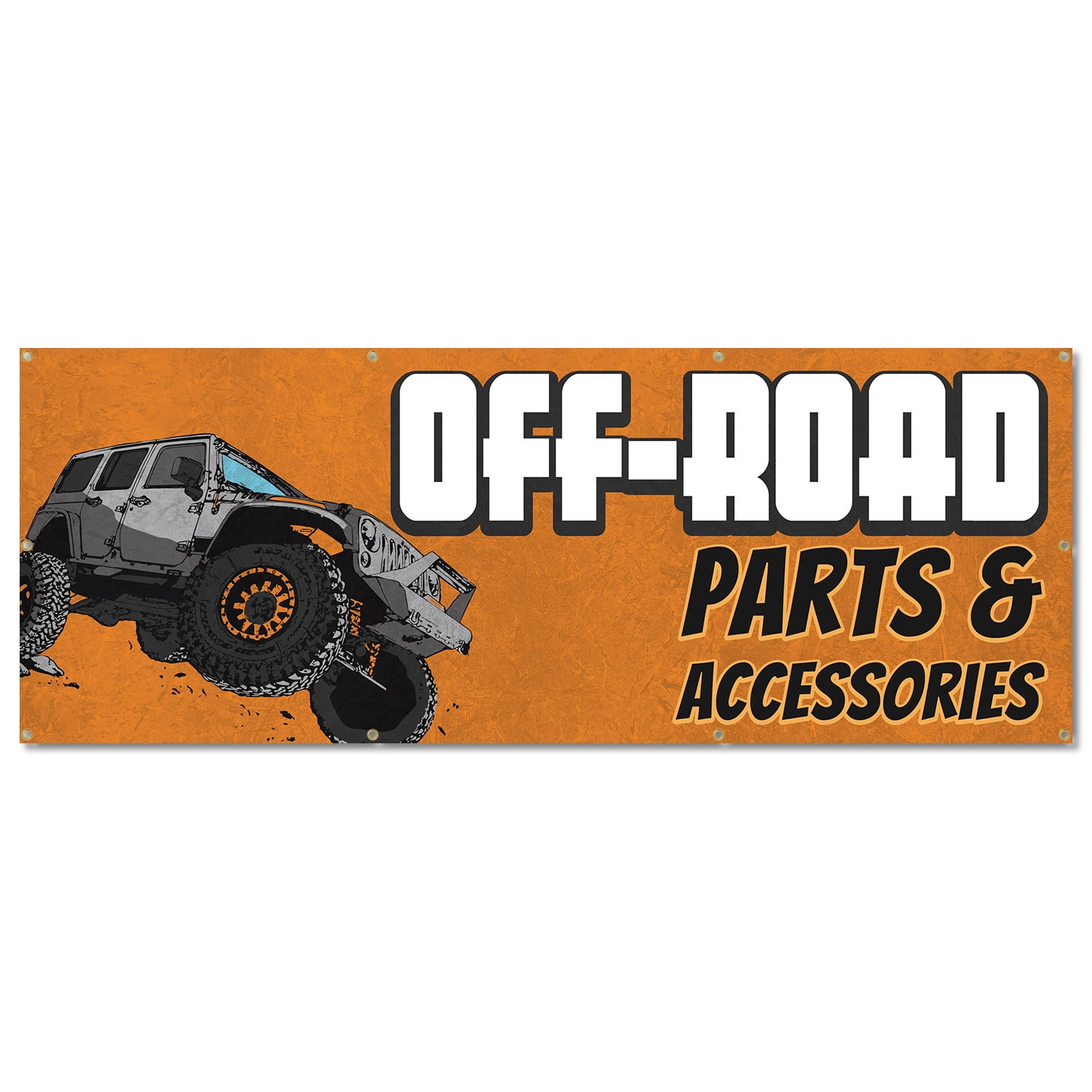 Off-Road Parts | 36" X 96" Banner | Outdoor Vinyl Sign With Grommets ...