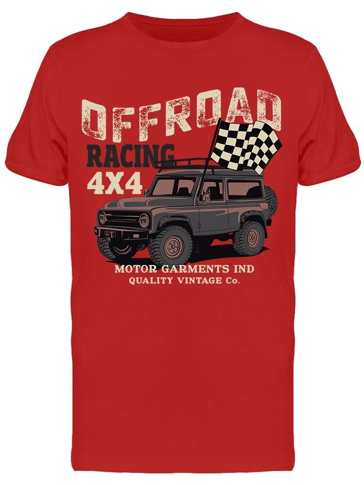 Off-Road Racing. Sticker T-Shirt Men -Image by Shutterstock, Male Large ...