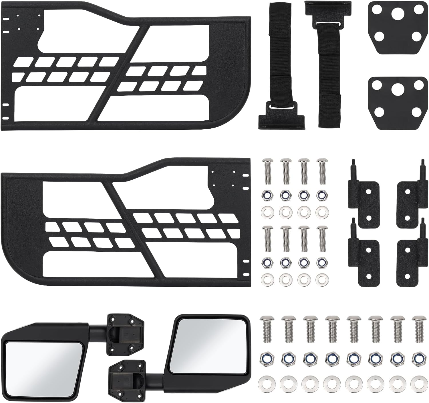Off-Road Saf ari Tubu lar Doors Compatible with 2018-2022 Wrangler JL 2 ...