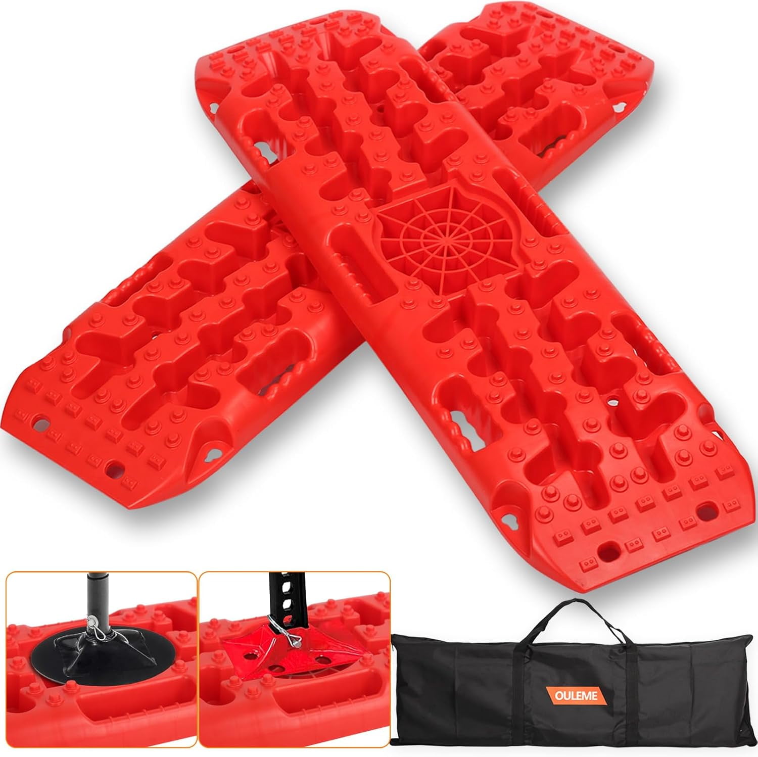 Off-Road Traction Boards with Jack Lift Base - Recovery Board for Sand ...