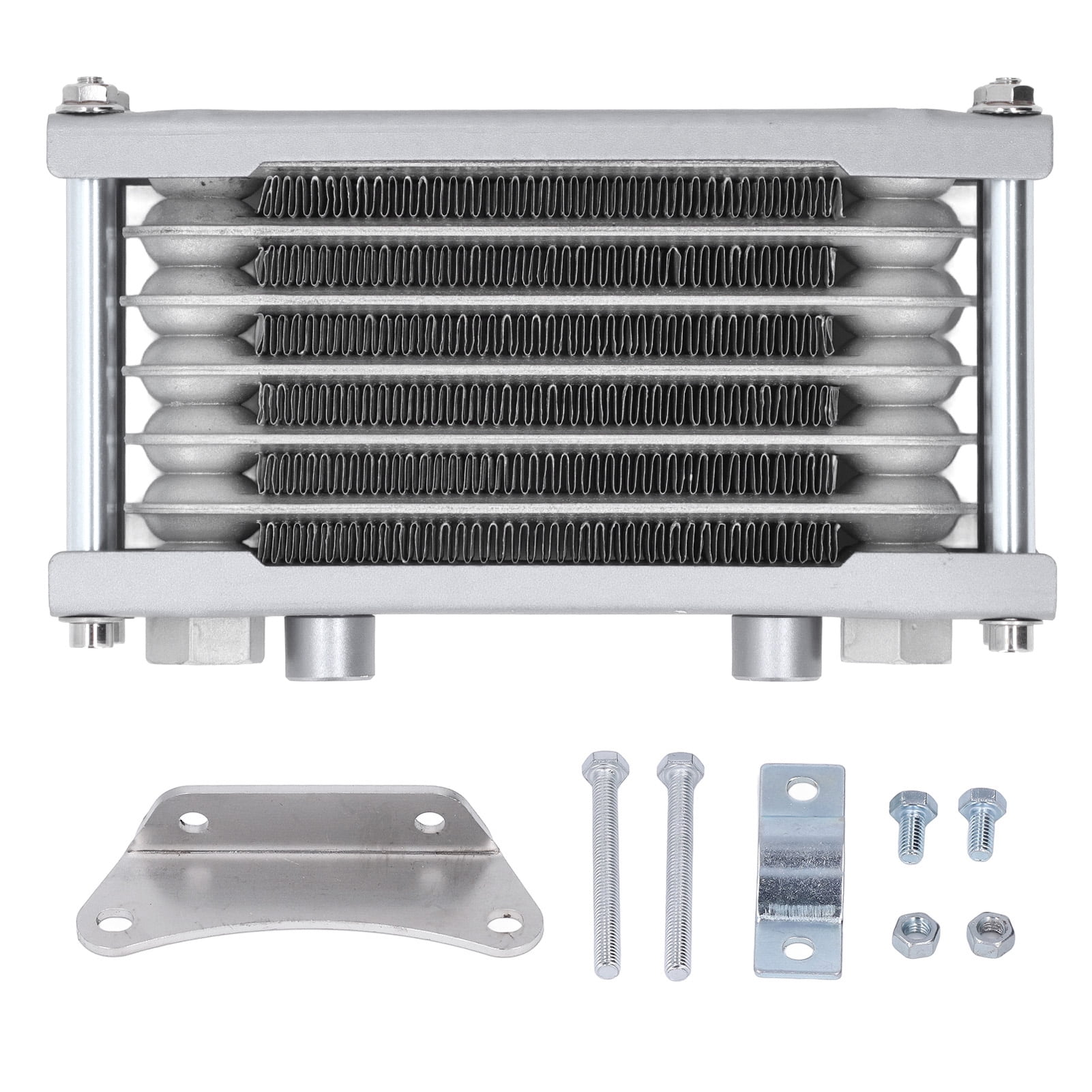 Off-Road Transmission Oil radiator, Silver Aluminum Engine Oil Cooler ...