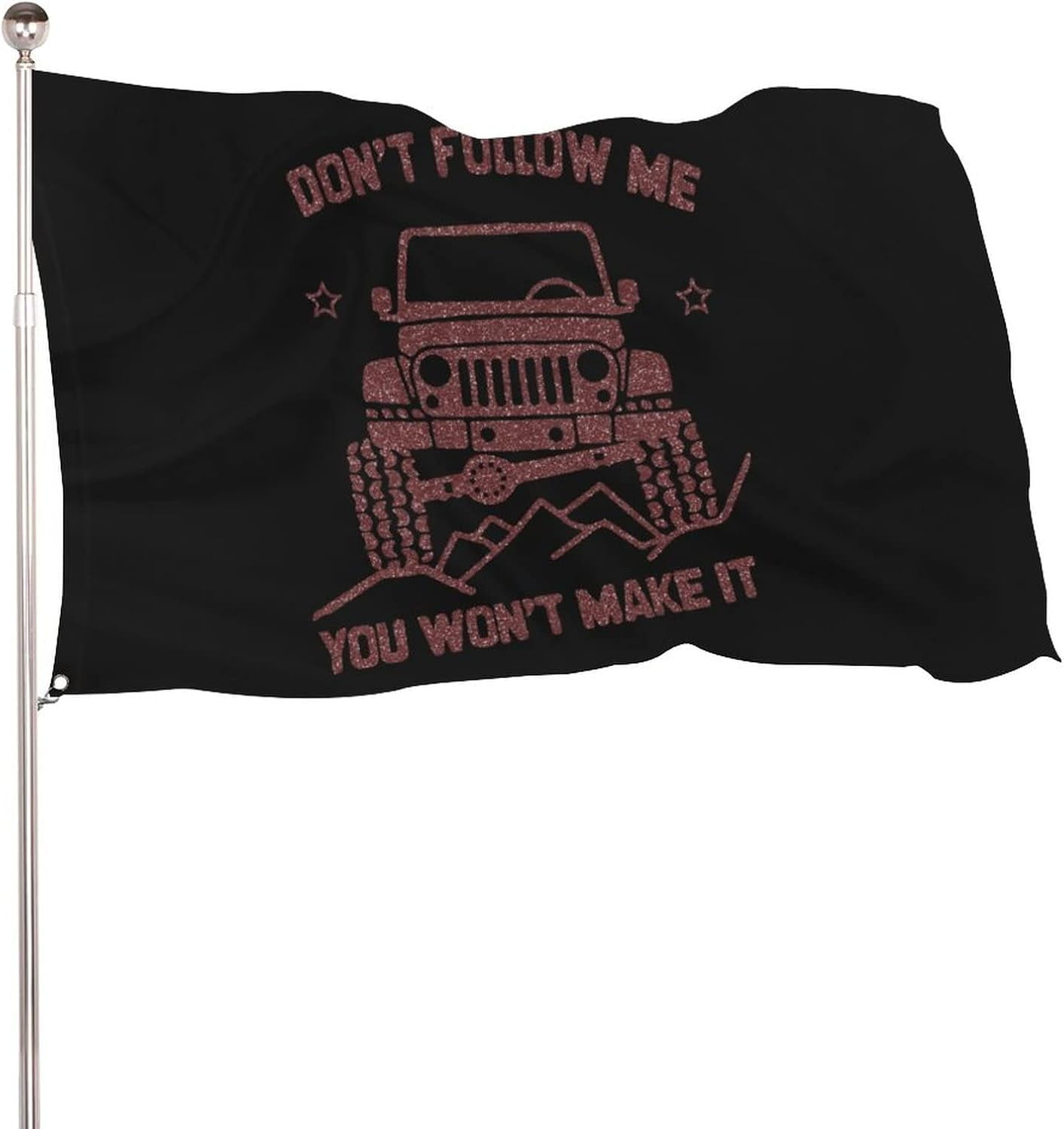 Off Road Vehicle Truck Funny Flag with 2 Brass Grommets Banner for ...