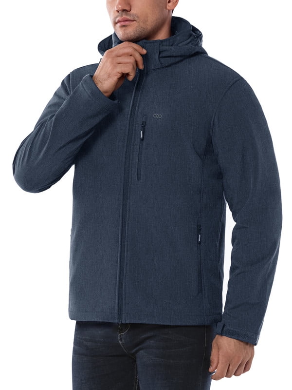 Off Road Ventures Men's Fleece Lined Softshell Jacket Lightweight ...