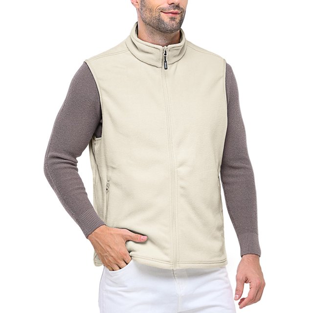 Off Road Ventures Men's Lightweight Fleece Vest Running Softshell ...