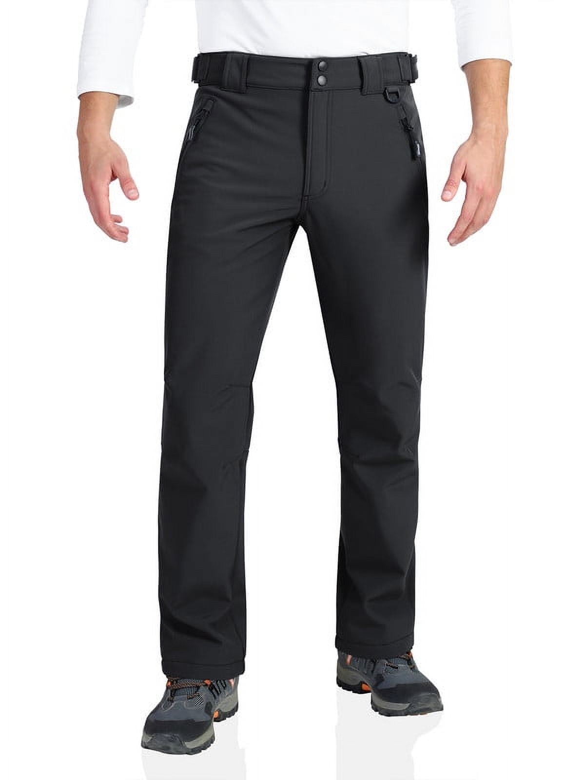 Off Road Ventures Mens Fleece Lined Hiking Pants Softshell Waterproof ...